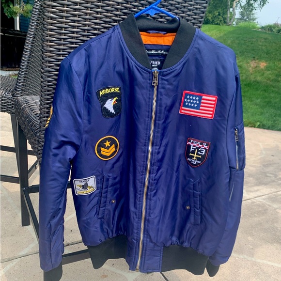 NWT Fried Denim | Jackets & Coats | Nwt Fried Denim Bomber Jacket ...